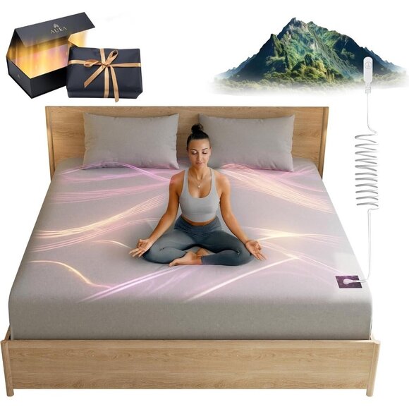 Aura | Bedding | Aura Fitted Grounding Sheet King High Silver Content Luxury Model W 5ft Cord ...